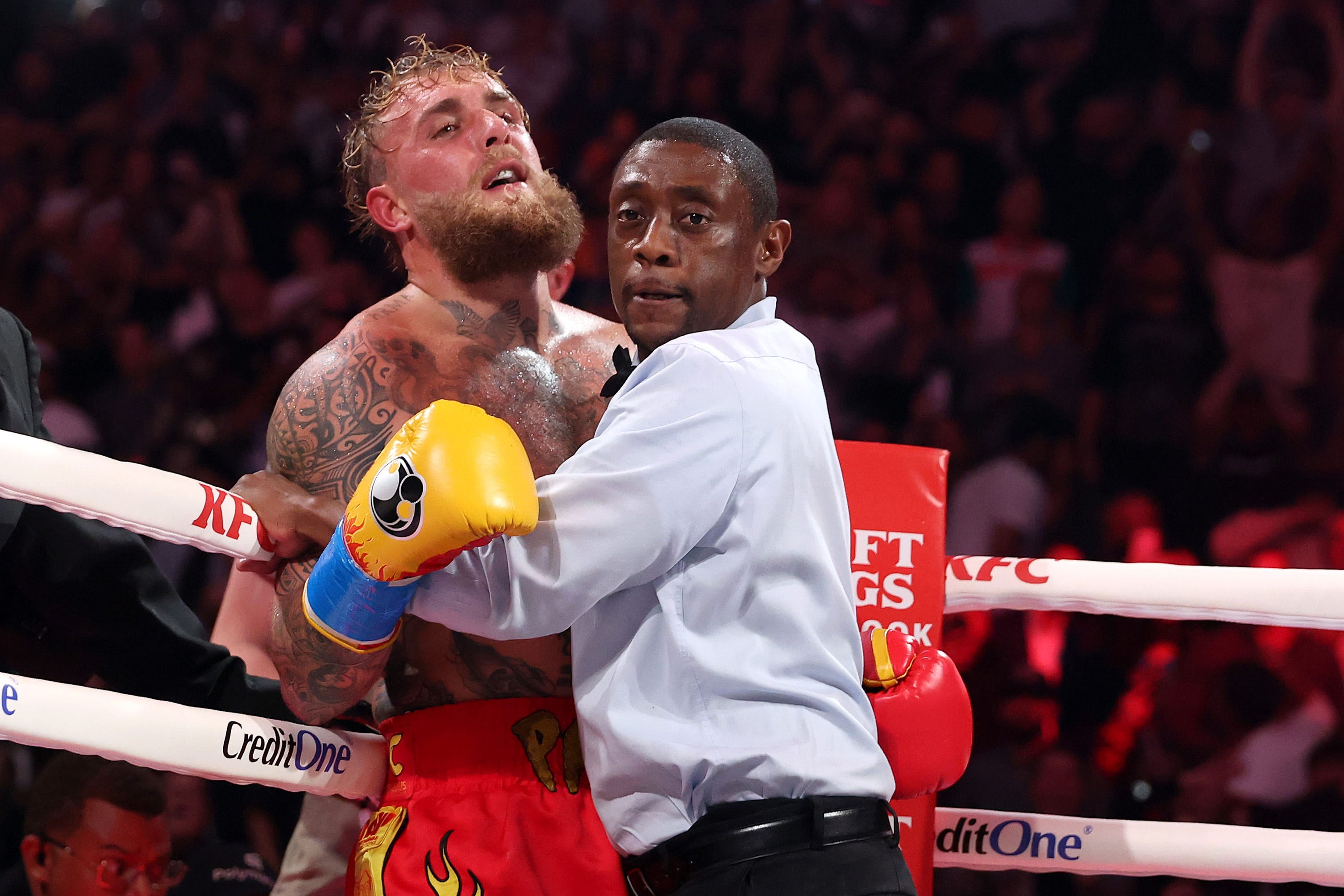 Jake Paul vs Anthony Joshua fight results, highlights: AJ knocks out Paul