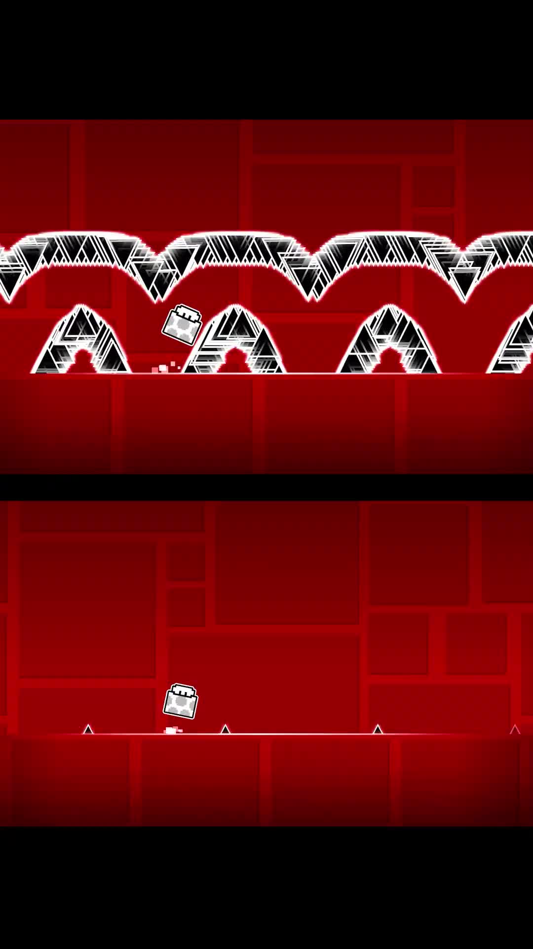 Geometry Dash: World's hardest jump vs world's easiest jump 💀💀 #shorts