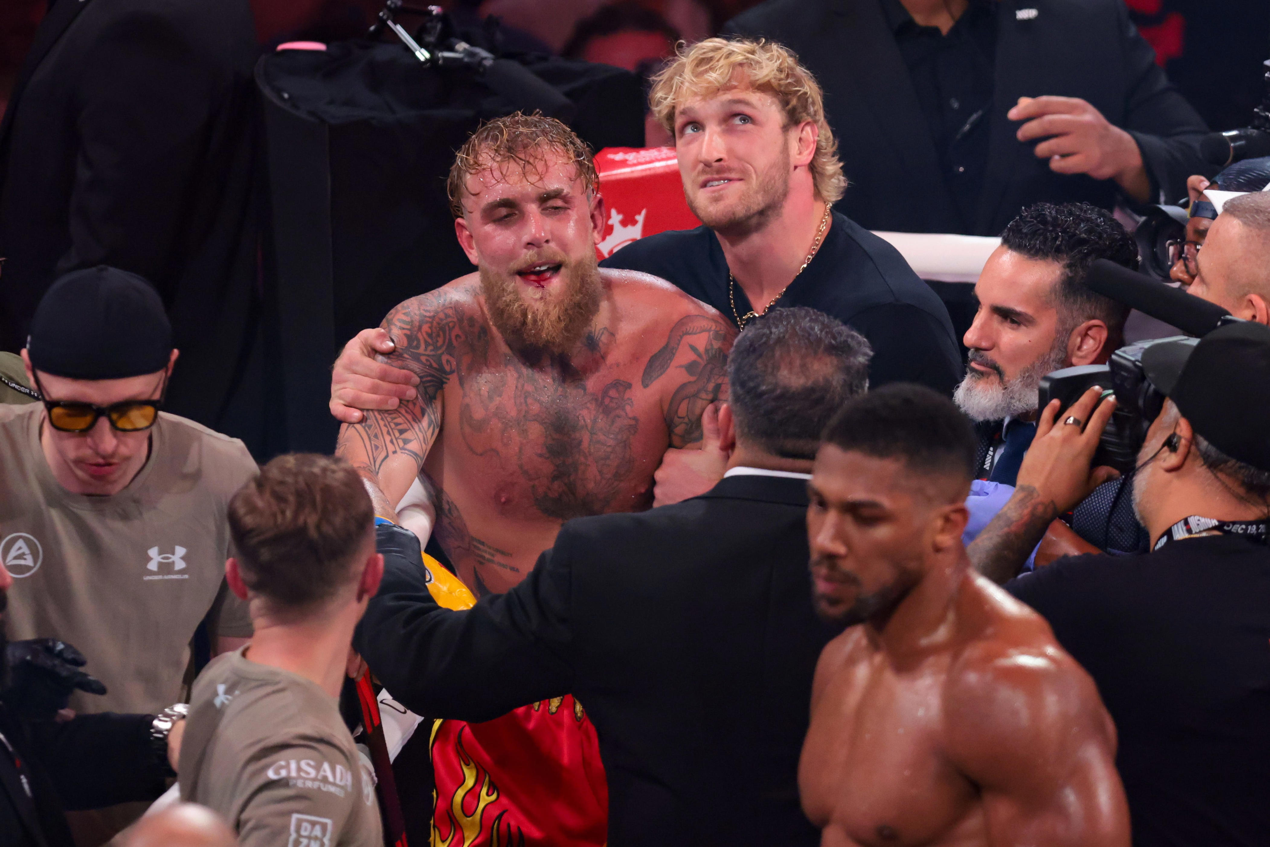 Logan Paul defends brother's boxing strategy vs. Anthony Joshua