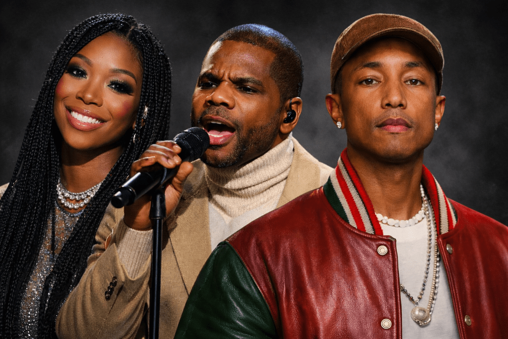 The Recording Academy is honoring Pharrell, Brandy, and Kirk Franklin ...