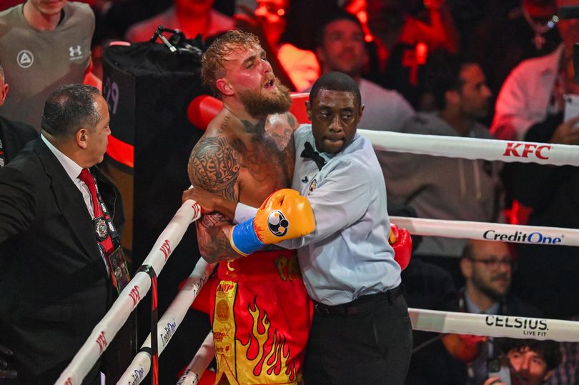 Jake Paul-Anthony Joshua referee made it very clear his view on ...