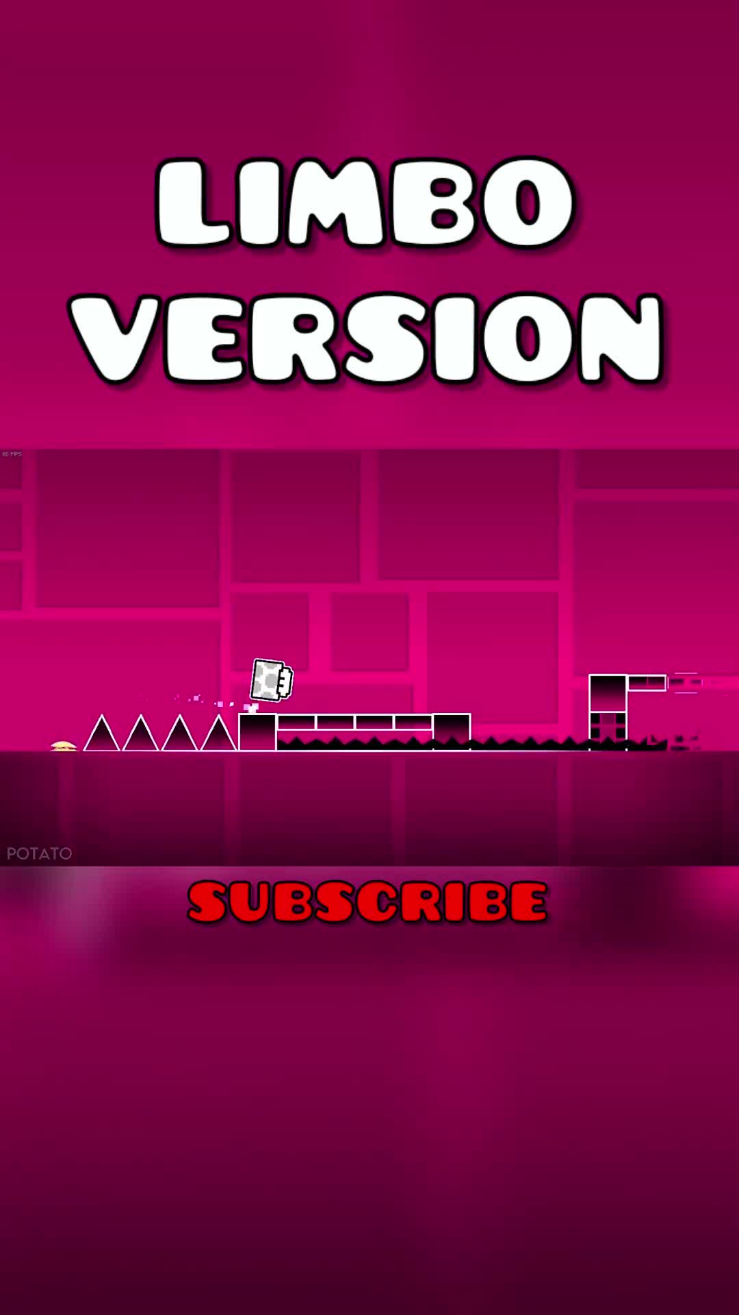 Limbo Geometry Dash level #shorts #deluxe12