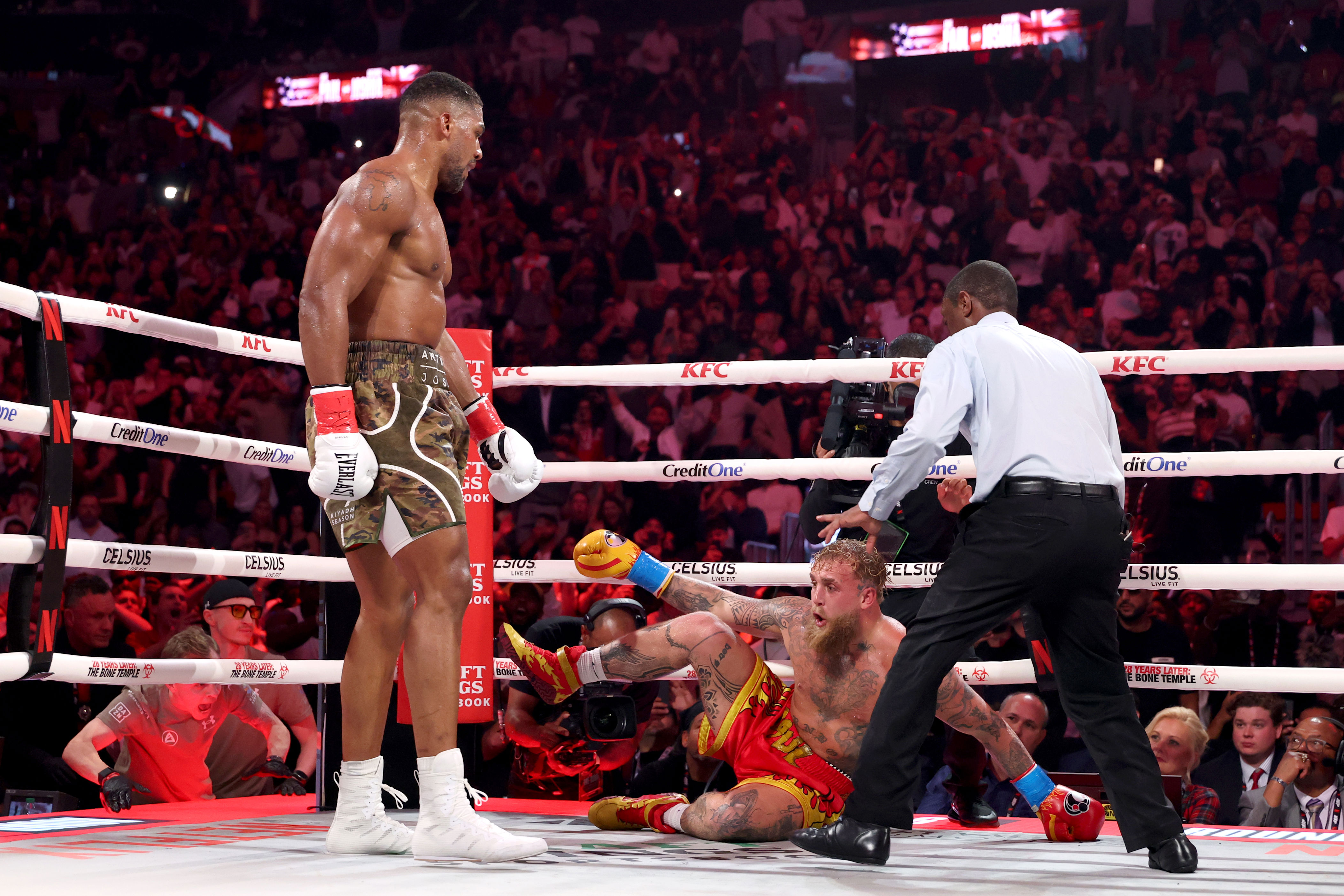 Paul vs. Joshua post-fight show: Reaction to Anthony Joshua’s jaw ...