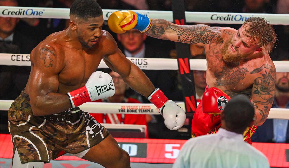 Jake Paul suffers broken jaw after losing boxing match to Anthony Joshua
