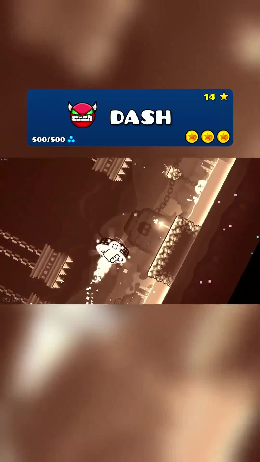 Geometry Dash: Crazy dash challenge #shorts #geometrydash #deluxe12