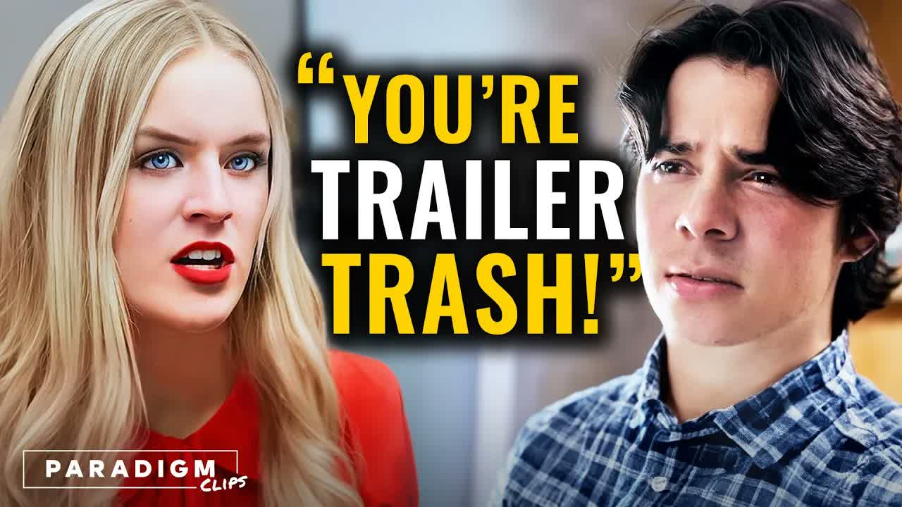 Rich girl bullies the wrong trailer park boy