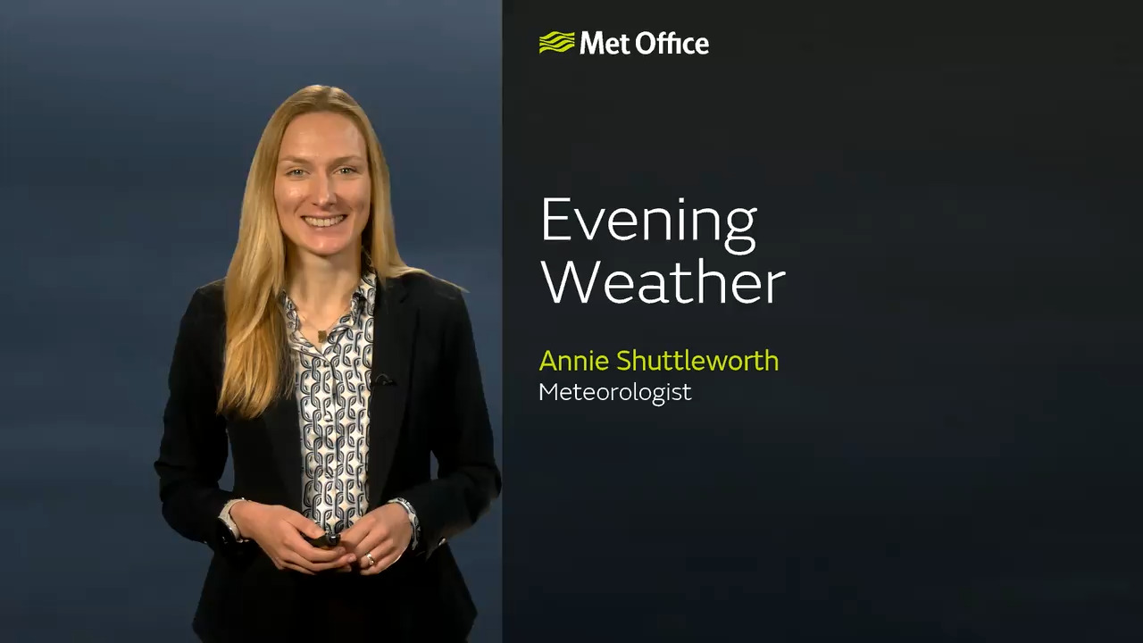 Met Office Friday evening weather forecast 21/11/2025