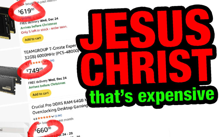 RAM prices go wild as AI companies buy every chip