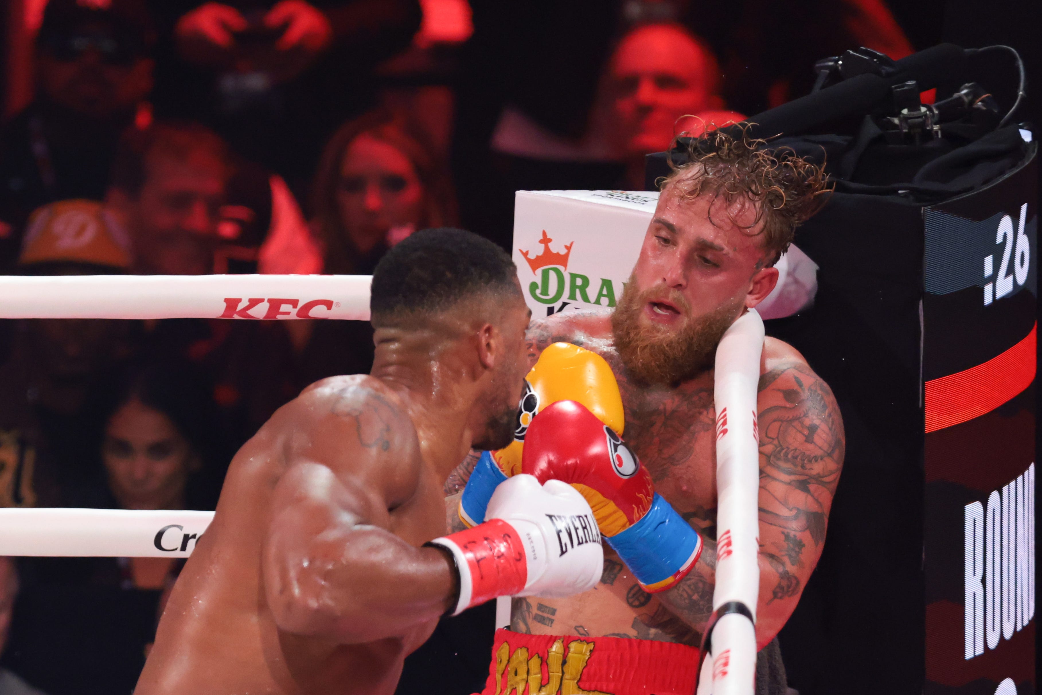 Who won the Jake Paul fight last night? Paul defeated, gets broken jaw