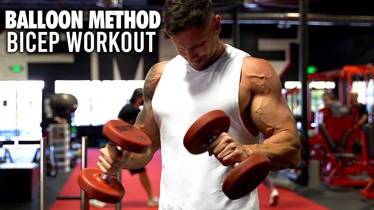 Balloon method bicep workout builds bigger arms in twenty minutes
