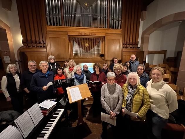 Die Generalprobe für die Lichtermette am ersten Weihnachtsfeiertag ist ...