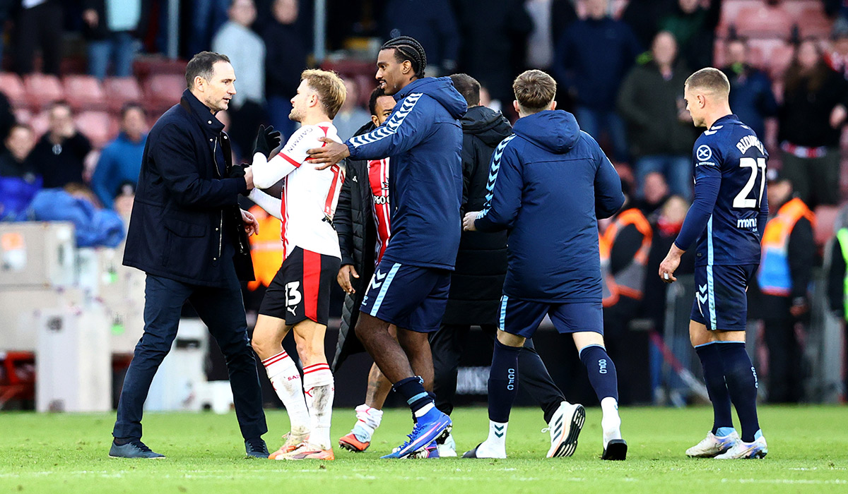 Frank Lampard apologises for 'out of order' behaviour after feisty match