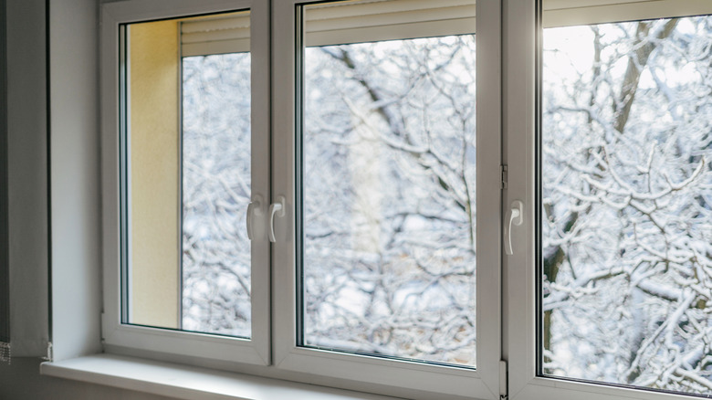 This high-tech window material keeps heat in while letting you look out