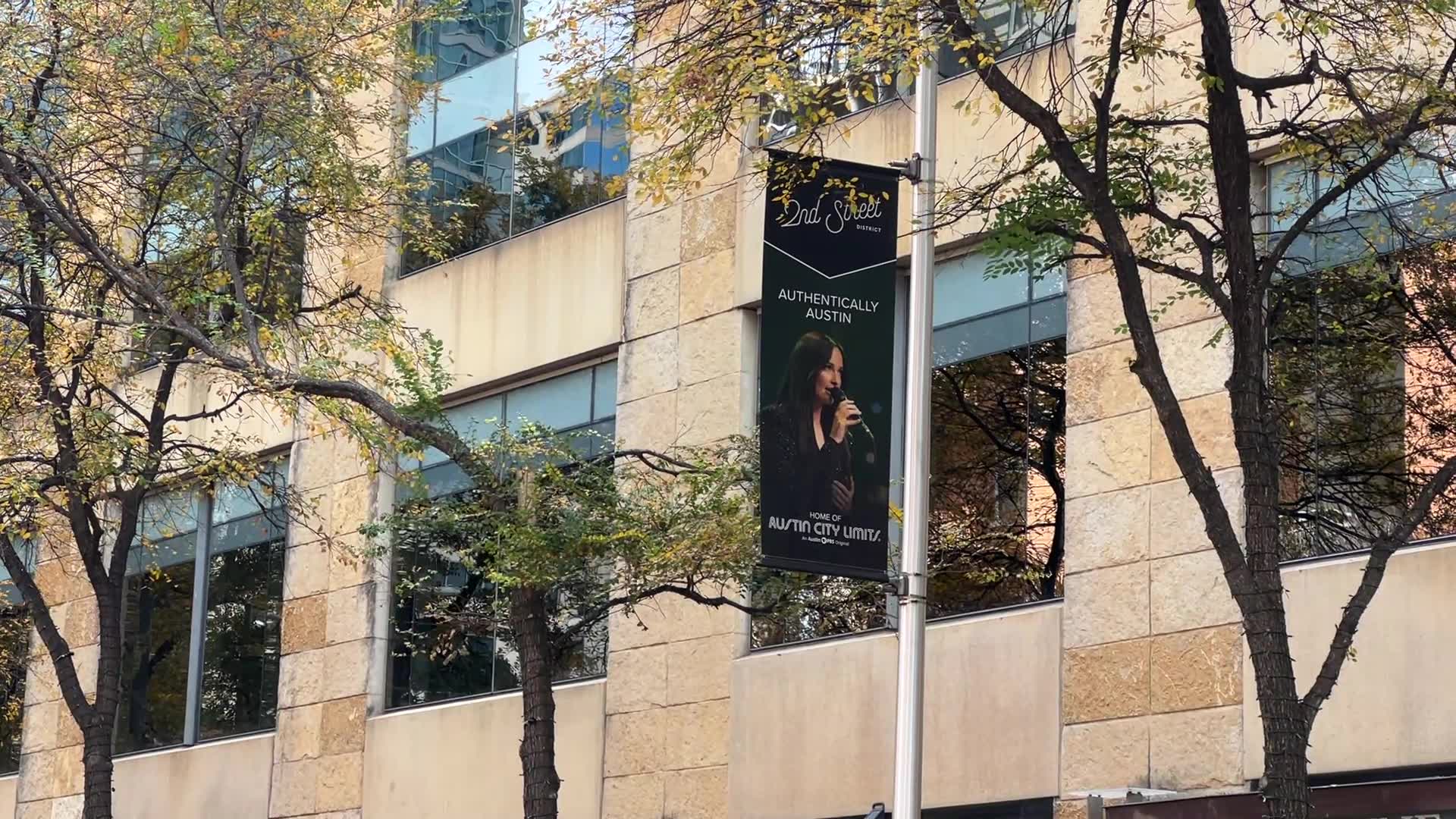 Iconic Texas artists showcased on new downtown Austin banners