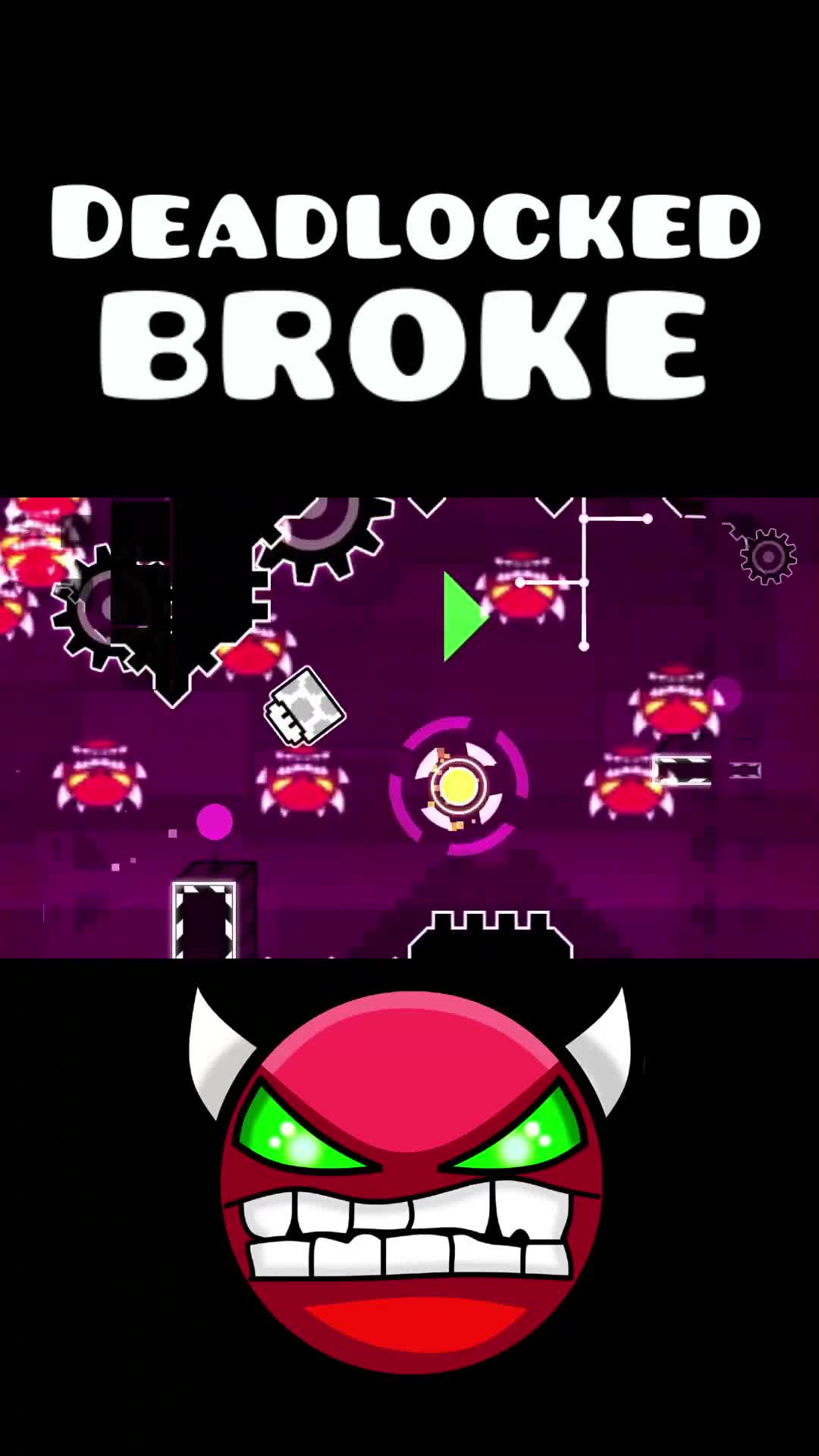 Deadlocked Geometry Dash 2.2 #shorts #deluxe12