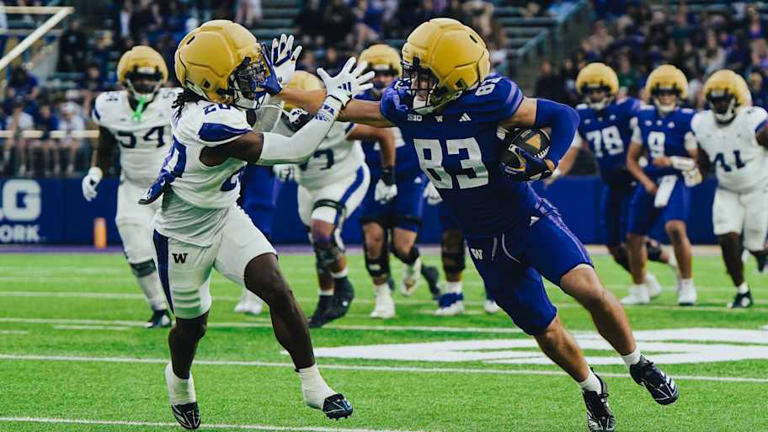 Gayton proved his point, played in Husky game and left