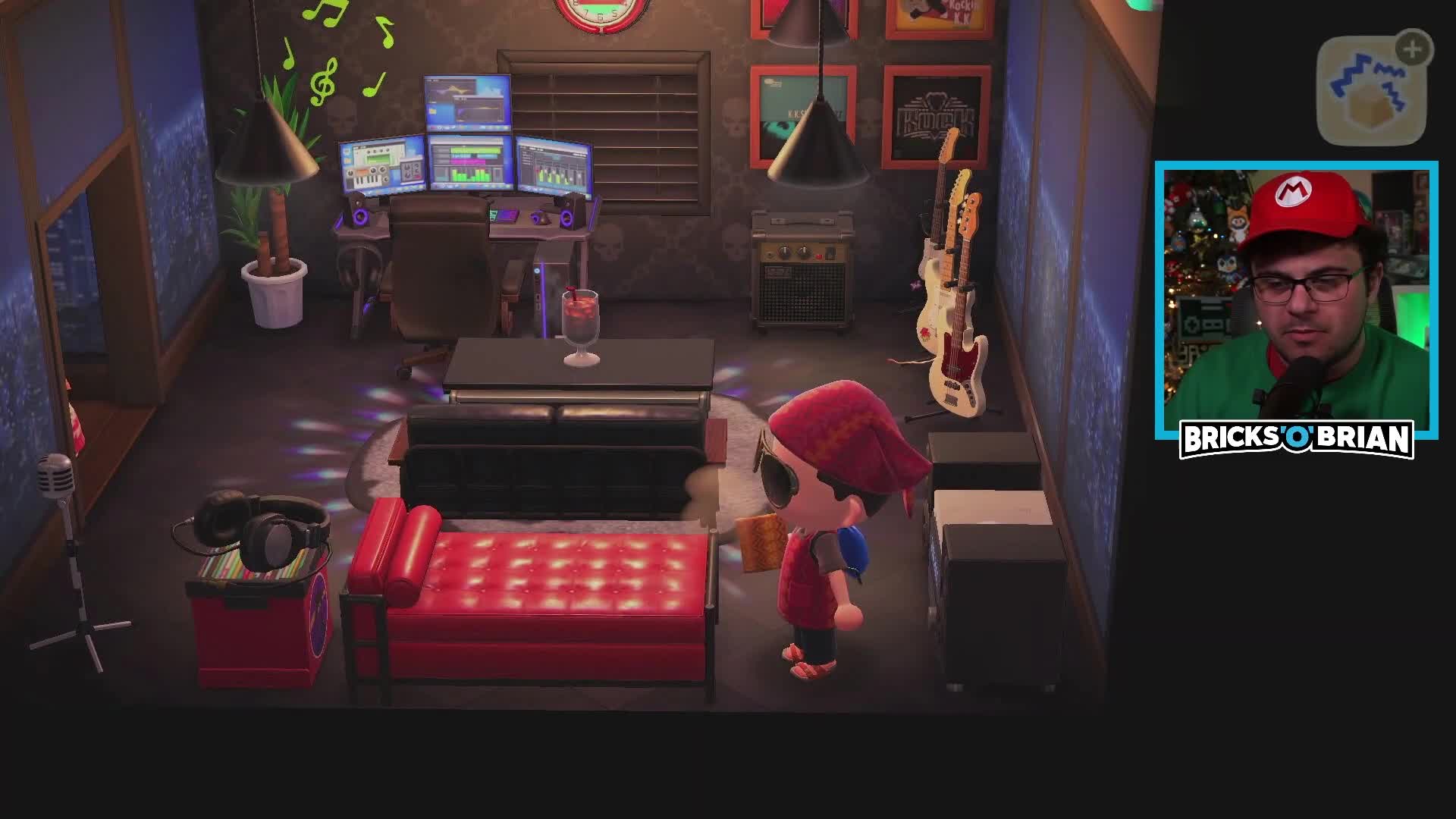 A guitarist's home! - Animal Crossing New Horizons playthrough