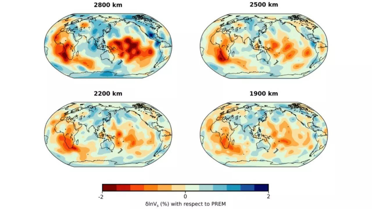 What lies beneath Africa? Two enormous structures that appear not to ...