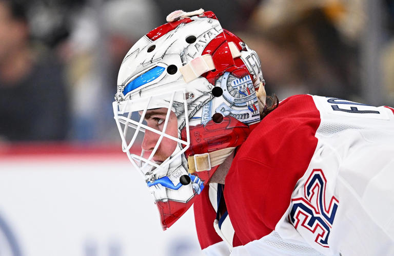 Jacob Fowler will be in net tonight against the Penguins