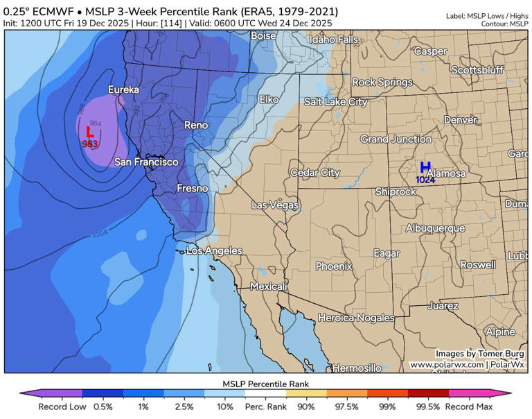 Next storm forming off California's coast could become bomb cyclone as ...