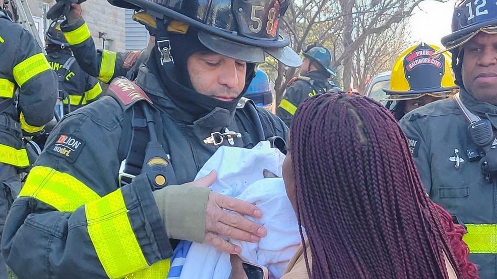 Baltimore fire crews rescue two pets from house fire in Brooklyn ...