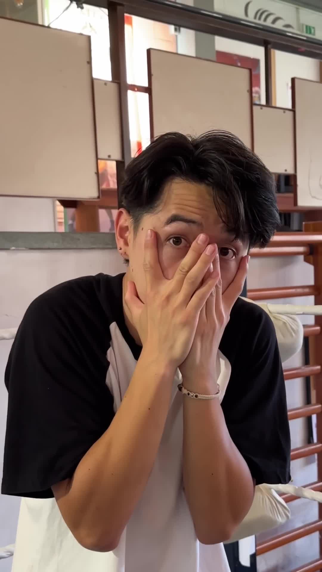 Left or right? My epic showdown with a wrestler!