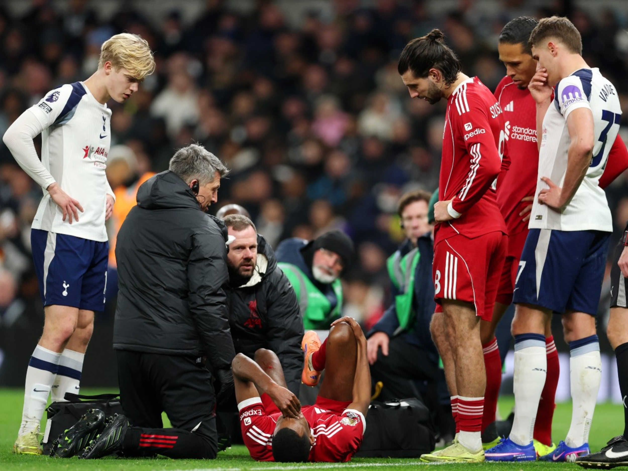 Alexander Isak’s awful luck continues as he goes off injured straight ...