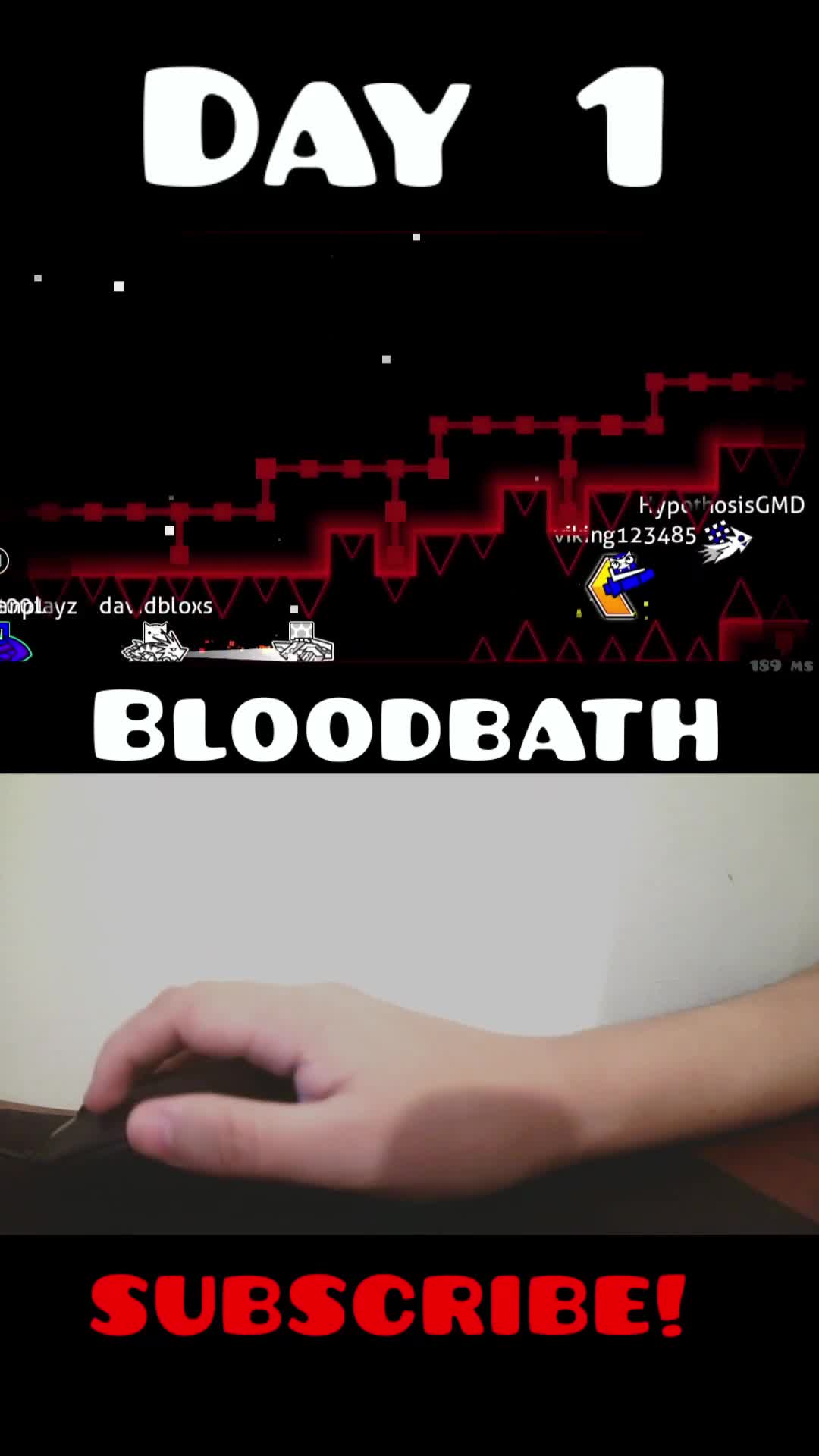 Day 1 in bloodbath #geometrydash #deluxe12 #gdupdate #gd #games