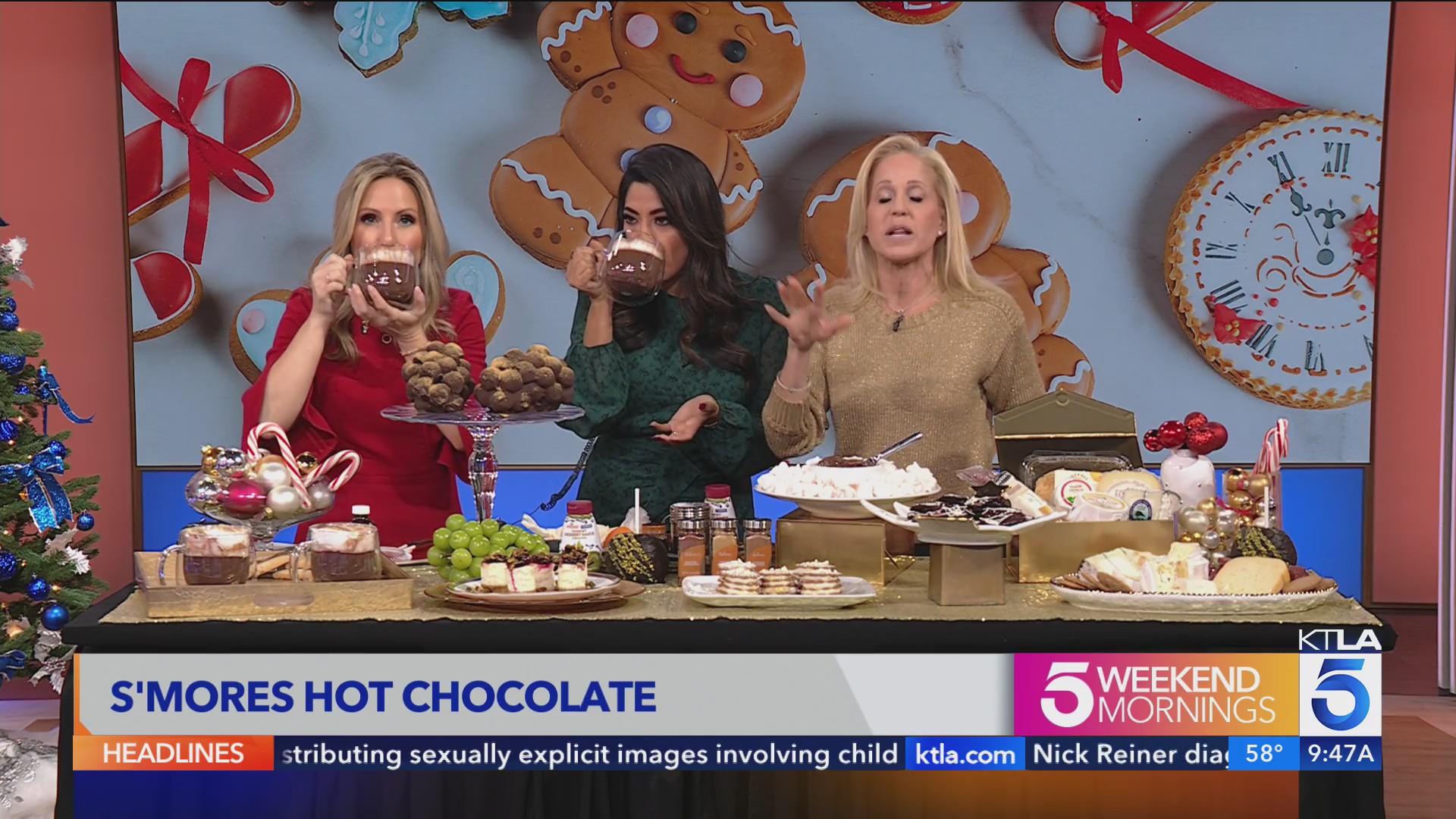 Chef Jamie Gwen brings easy-to-make holiday desserts to the KTLA ...