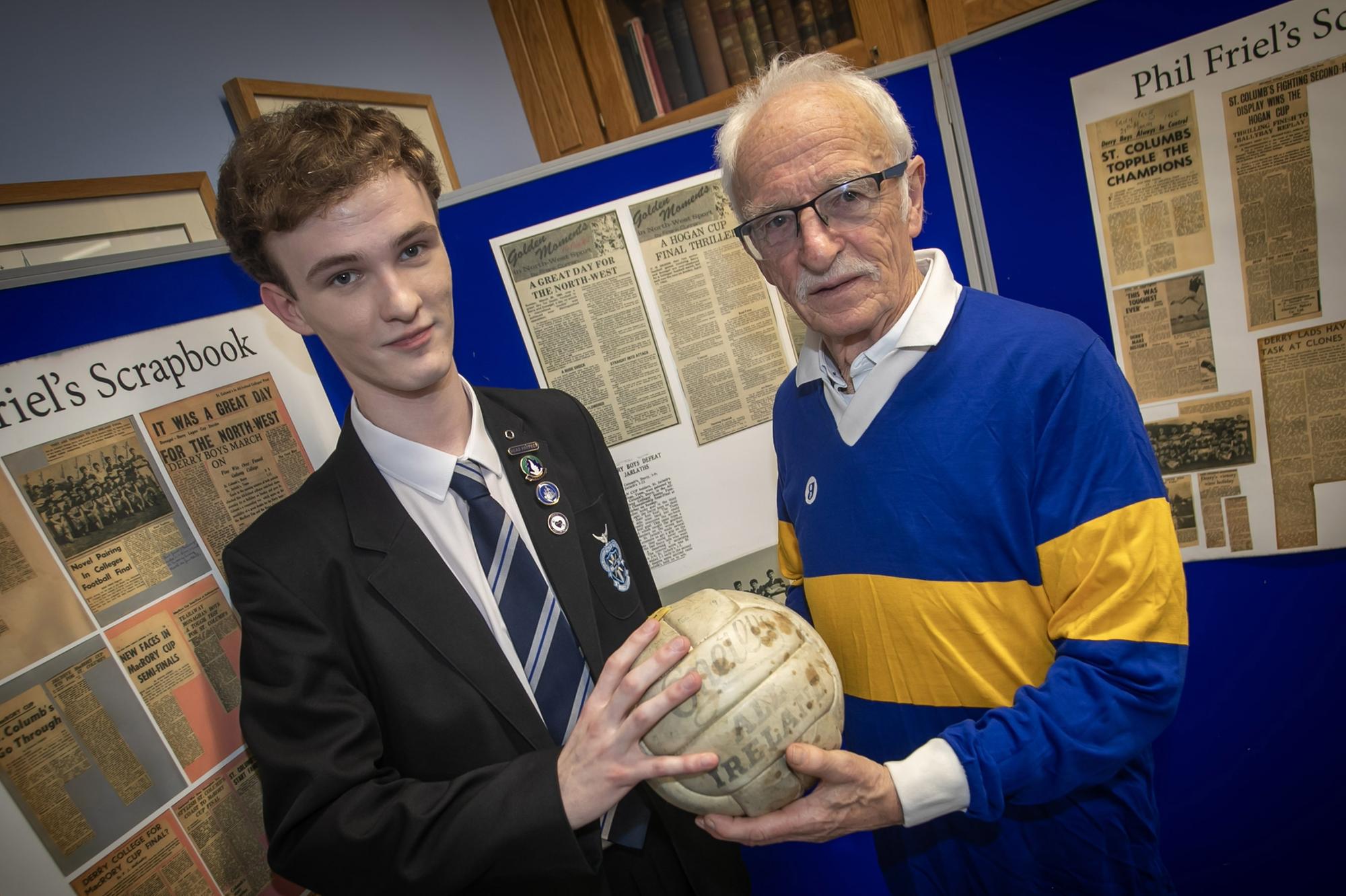 Photos: Proud 1965 Hogan Cup winners return to St. Columb’s College