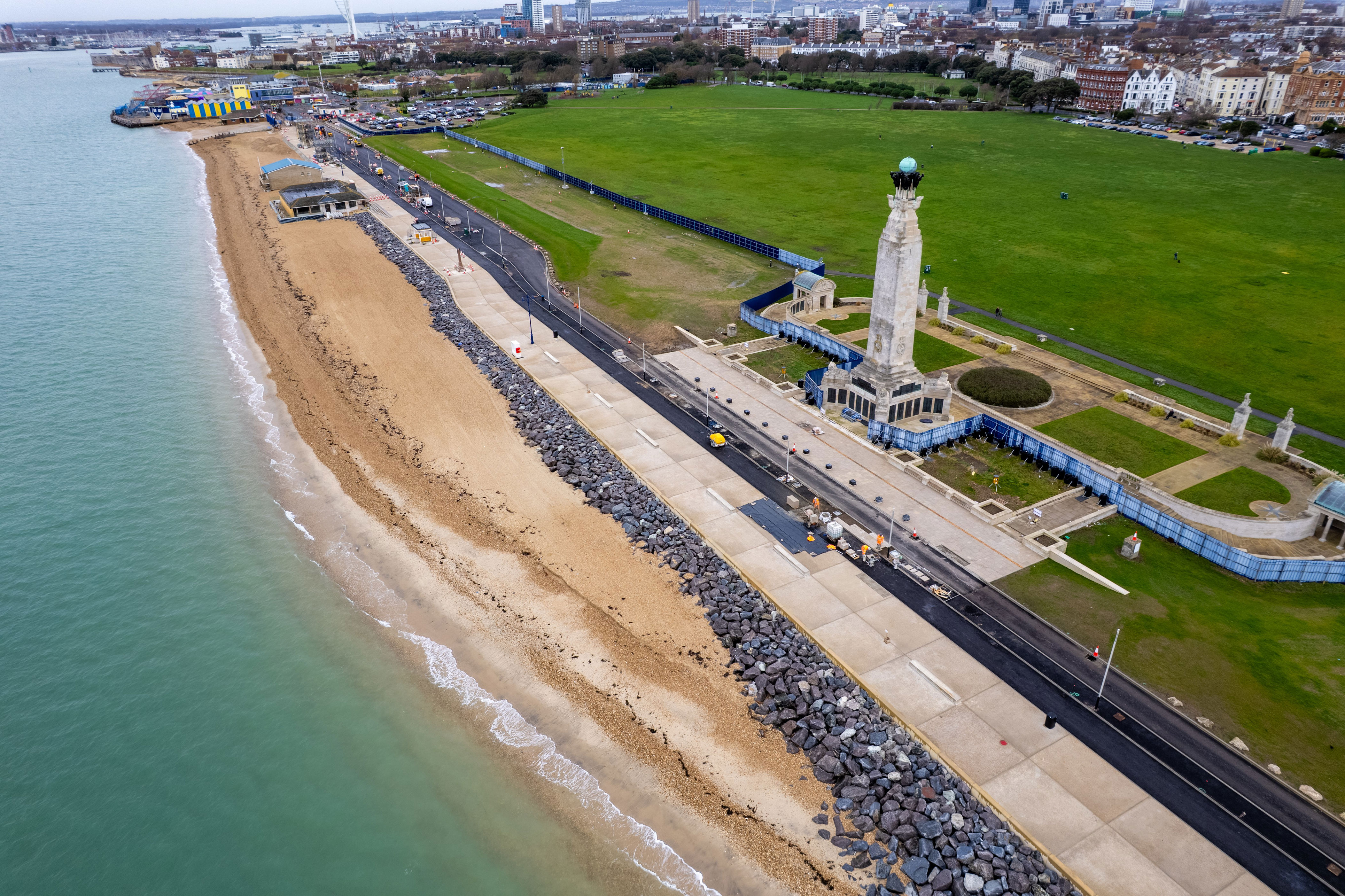 Breath-taking transformation continues in front of Southsea Common to ...