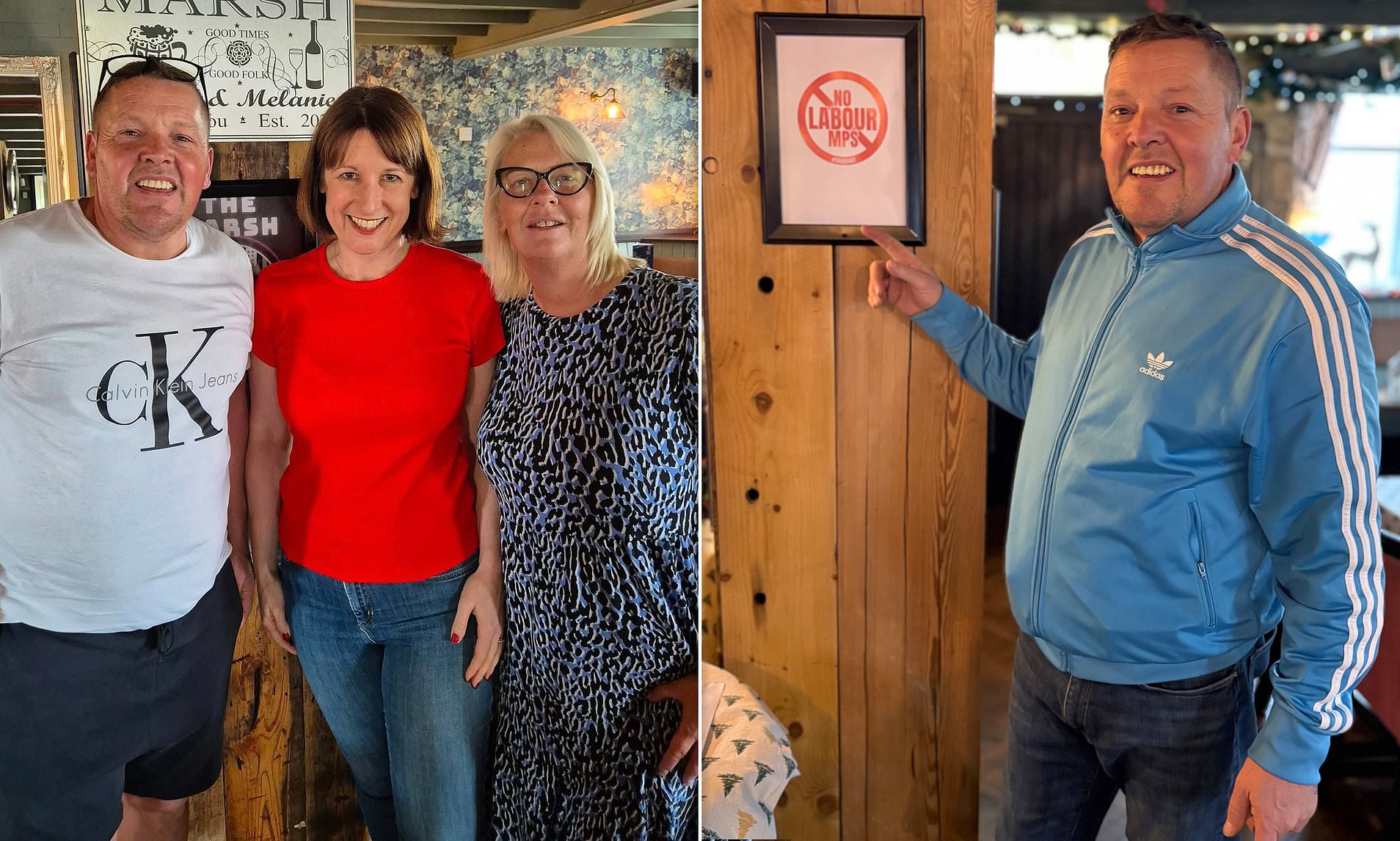 Furious landlord bans Rachel Reeves from her local pub over tax hikes ...