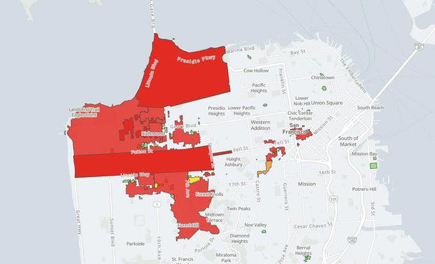 Power outage in San Francisco affecting thousands of residents