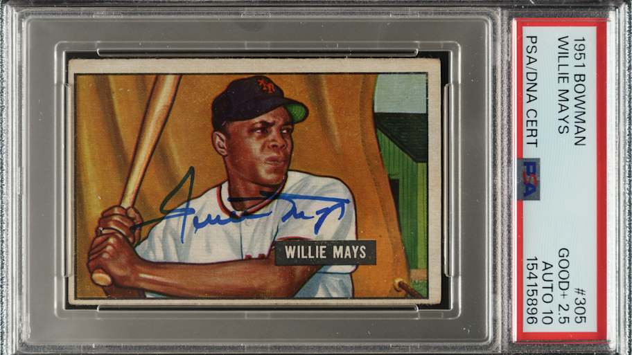 Top 5 signed vintage baseball cards