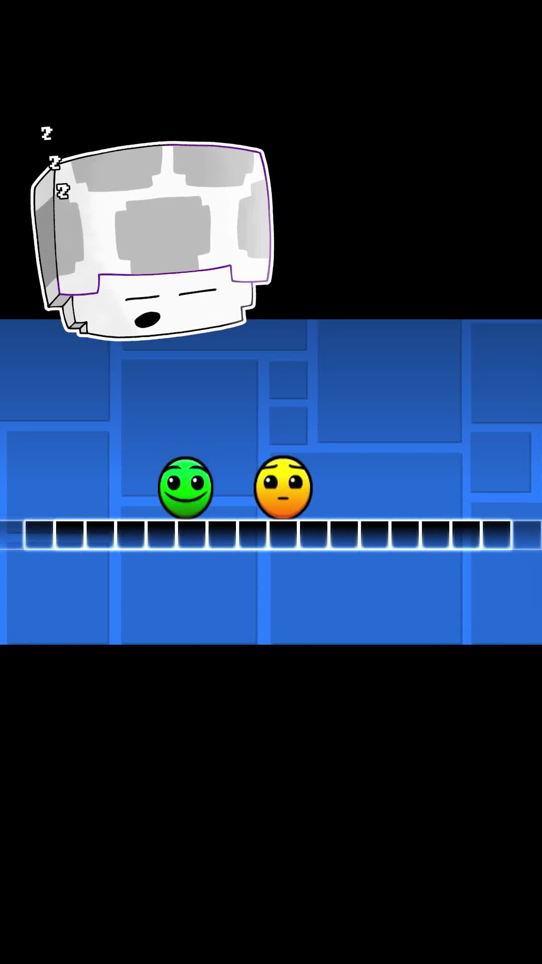 Mewing level in Geometry Dash? 😂🤔 - Geometry Dash 2.2 #geometrydash #shorts
