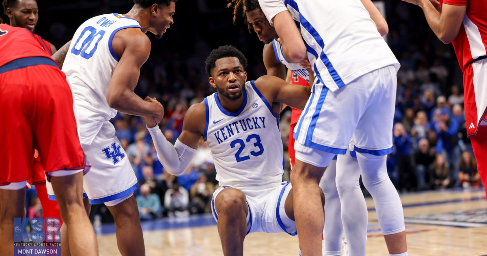 Kentucky flipped the script after a sluggish first half