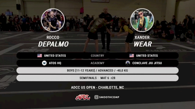 Rocco DePalmo vs Xander Wear 2025 ADCC Charlotte Open