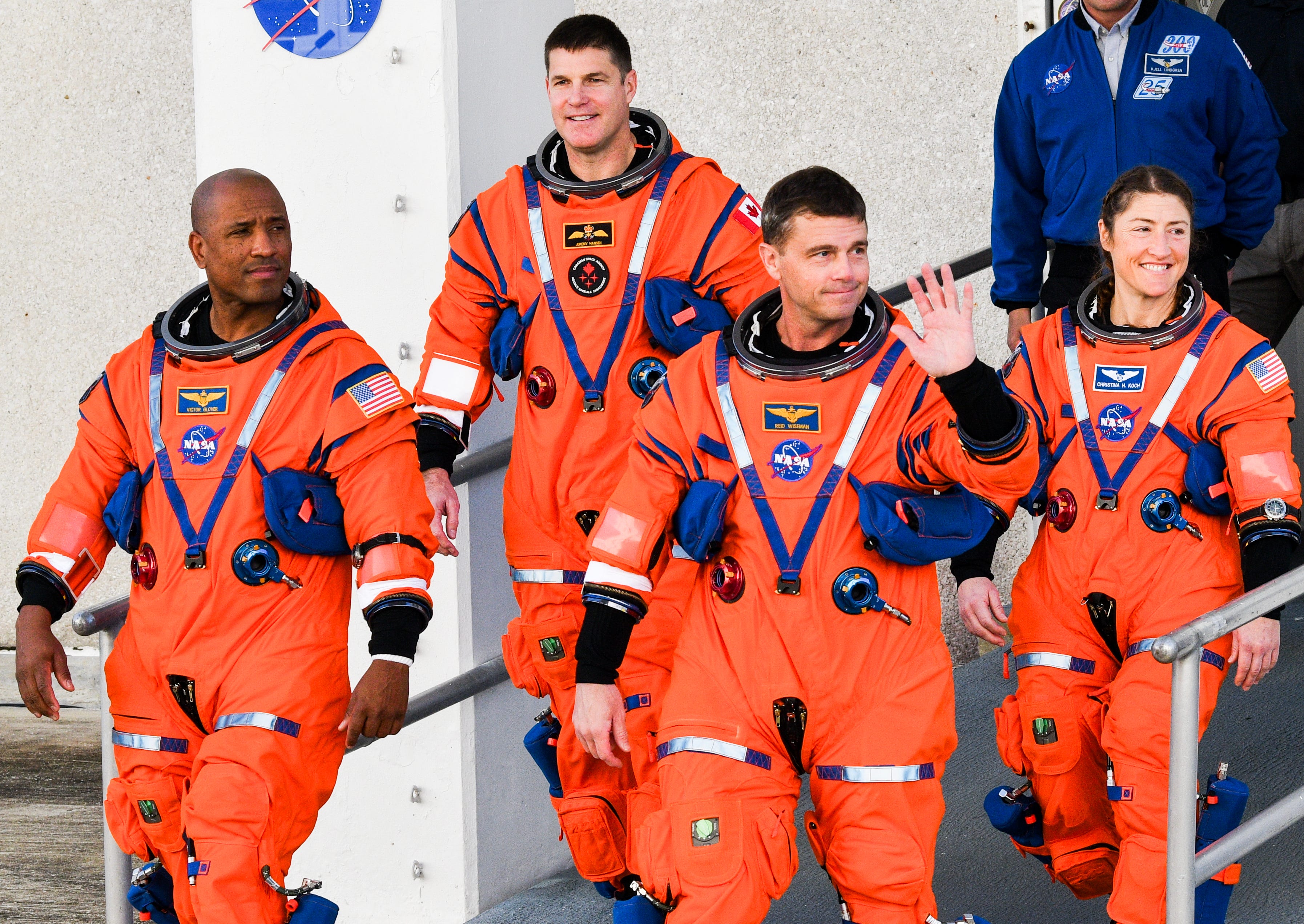 NASA's Artemis II crew runs through launch day countdown test at KSC