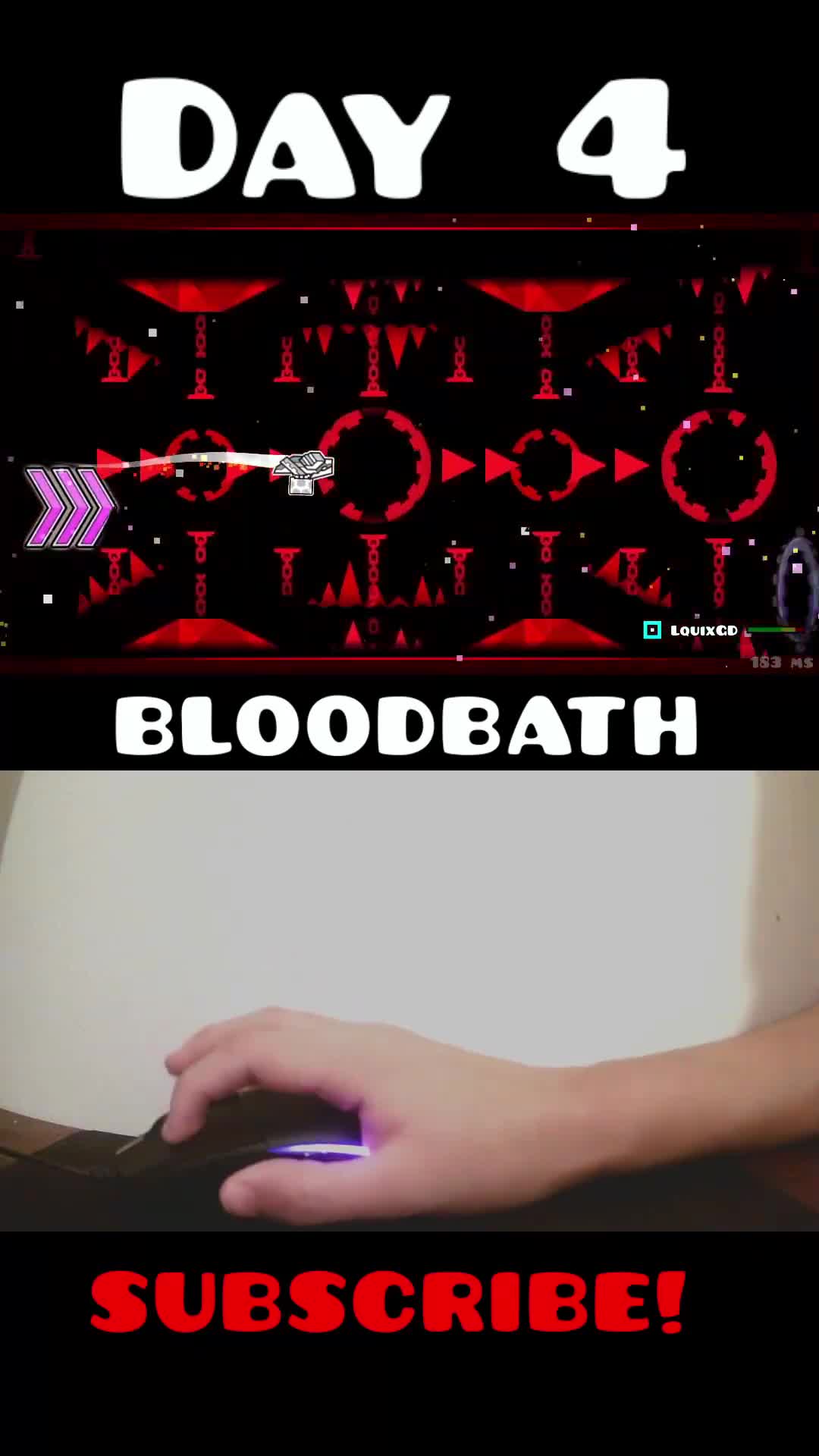 I Survived The HARDEST Level in GeometryDash? #gd #games #gaming #gameplay