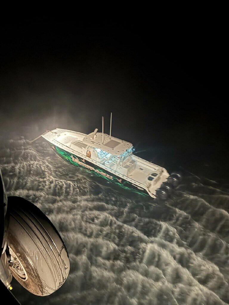 What was the weather, water temperature like when Fort Myers men went missing in the Gulf?