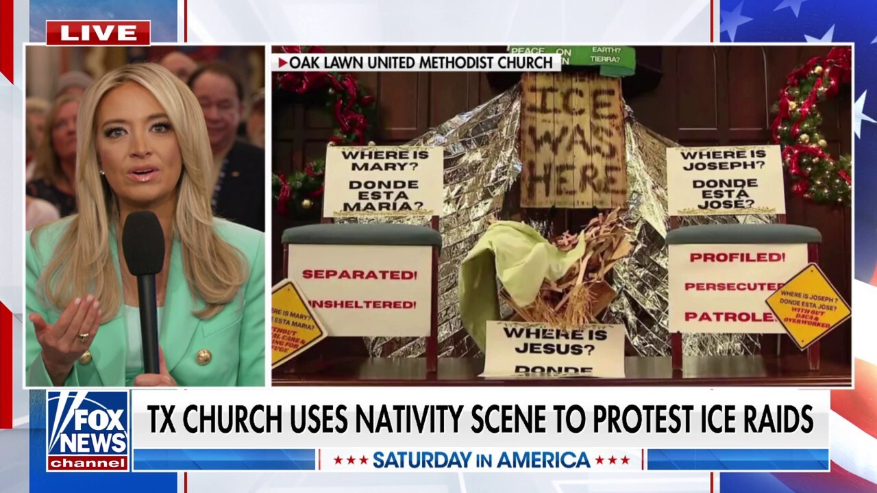 Dallas church depicts nativity as migrants in detention