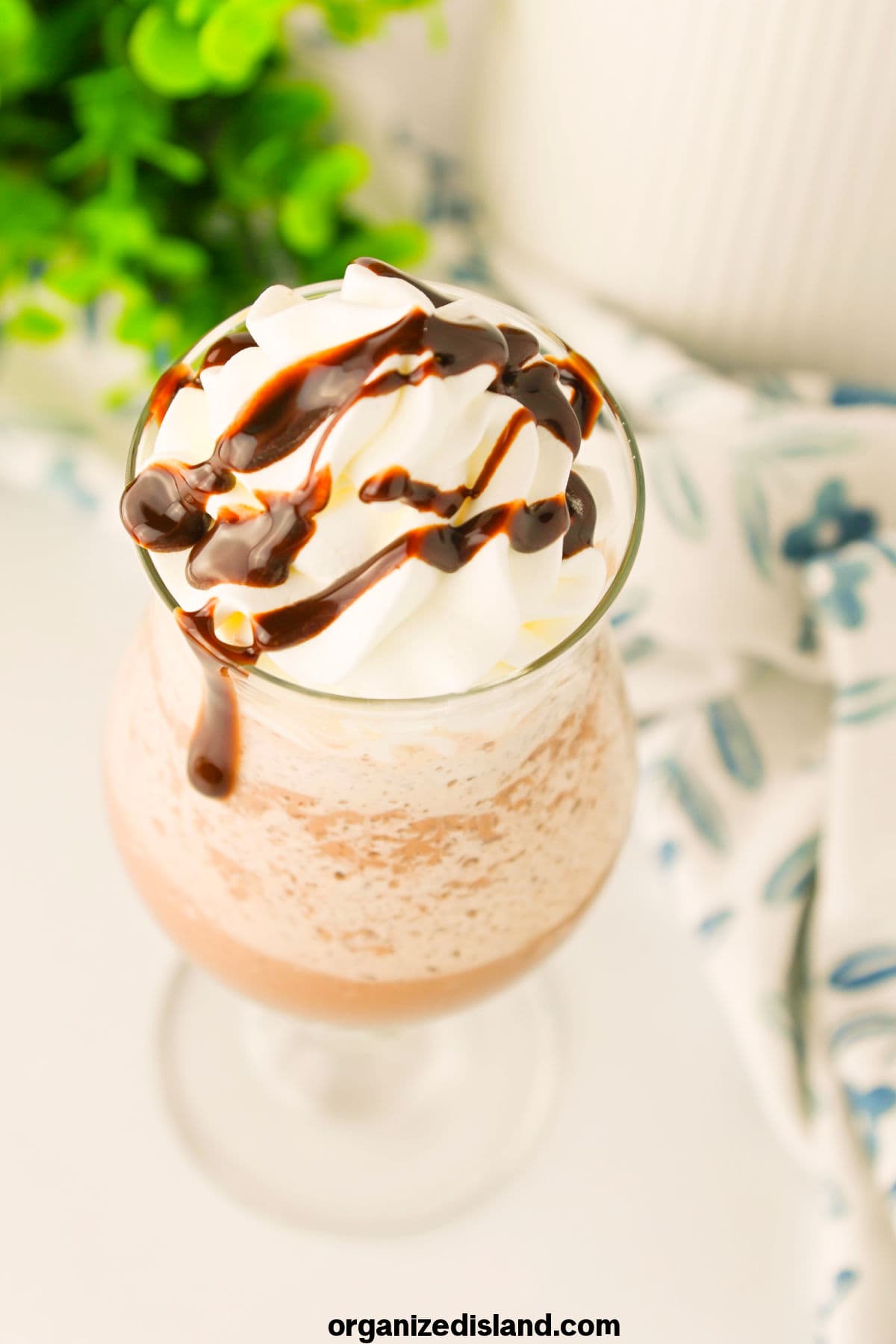 Frozen hot chocolate