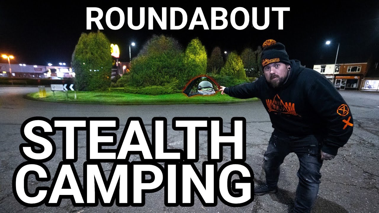 Stealth camping in a roundabout