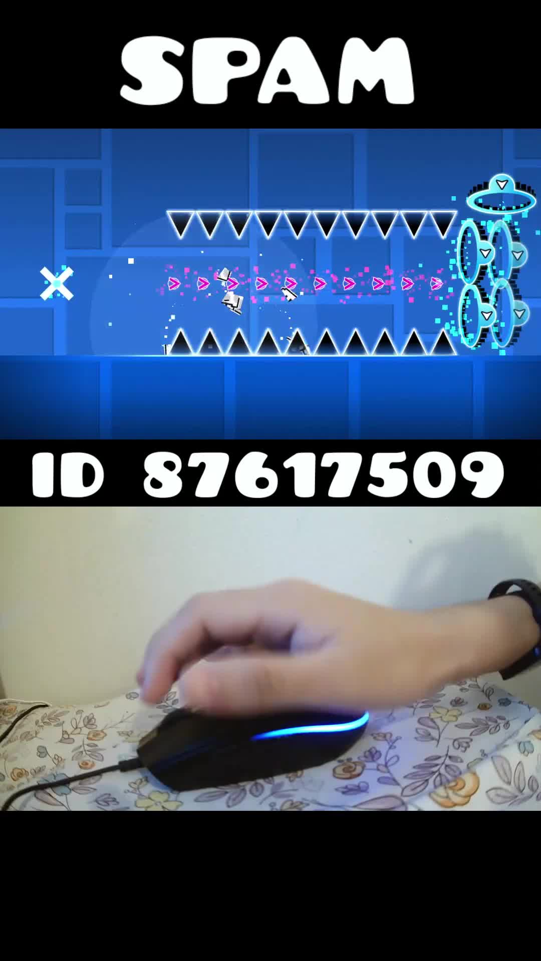 Geometry Dash spam impossible challenge #shorts #deluxe12