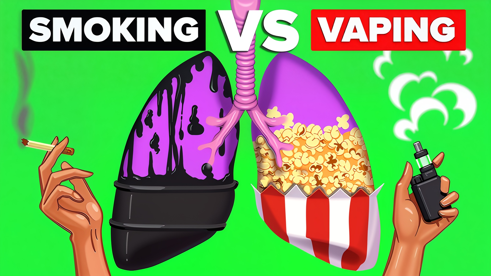 Smoking vs vaping - which is worse?