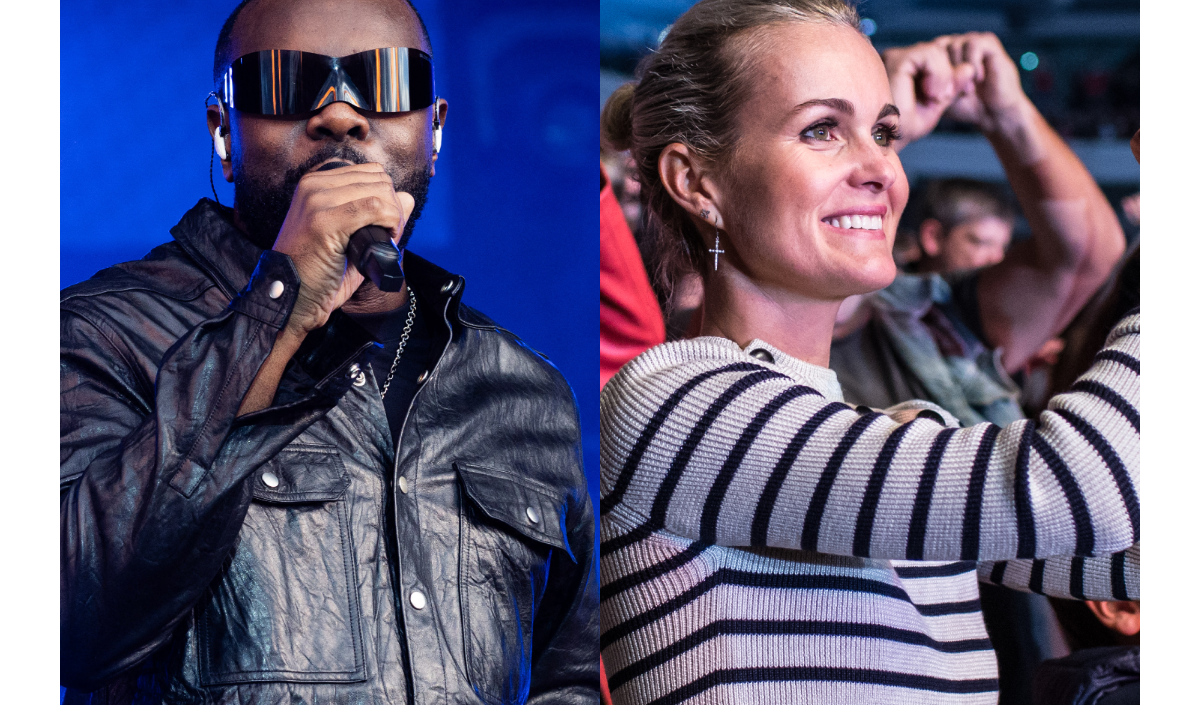 Concert grandiose de Gims à Paris La Défense Arena : Laeticia Hallyday ...