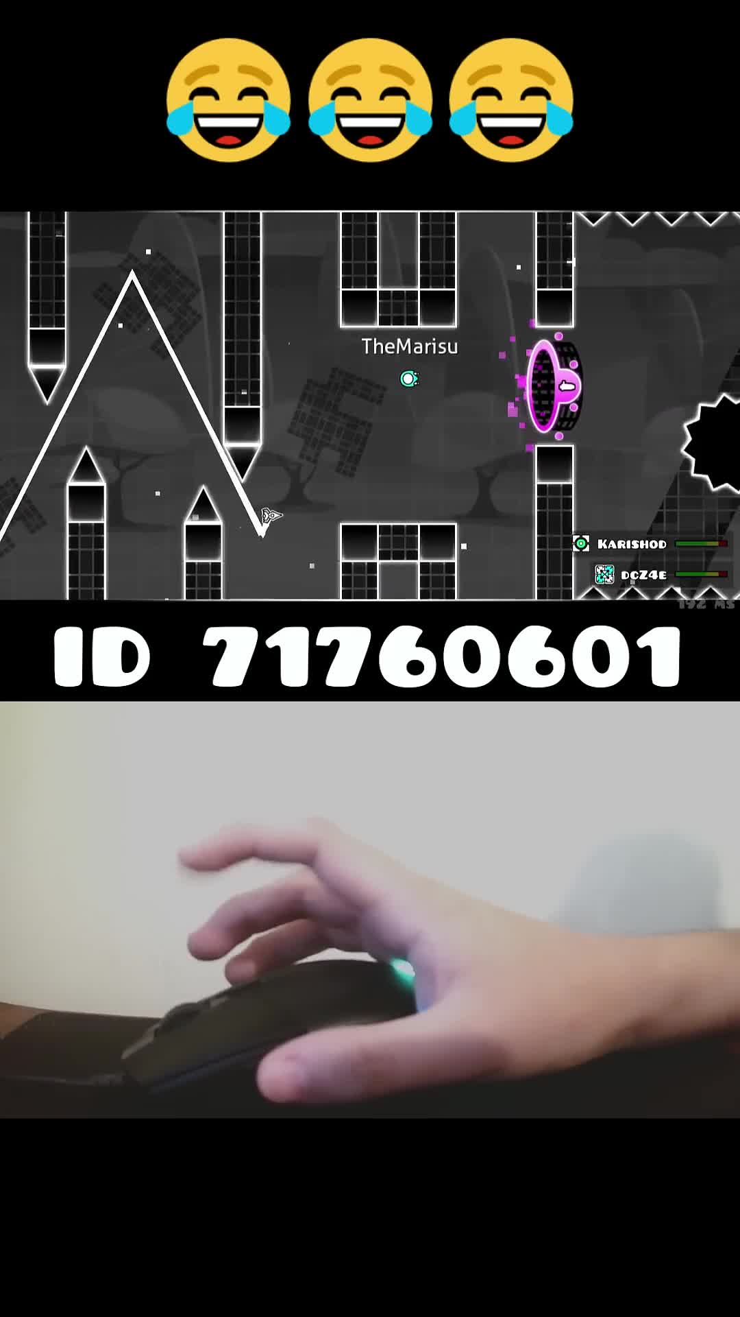 Geometry Dash so bored? #deluxe12 #games #gd #gaming