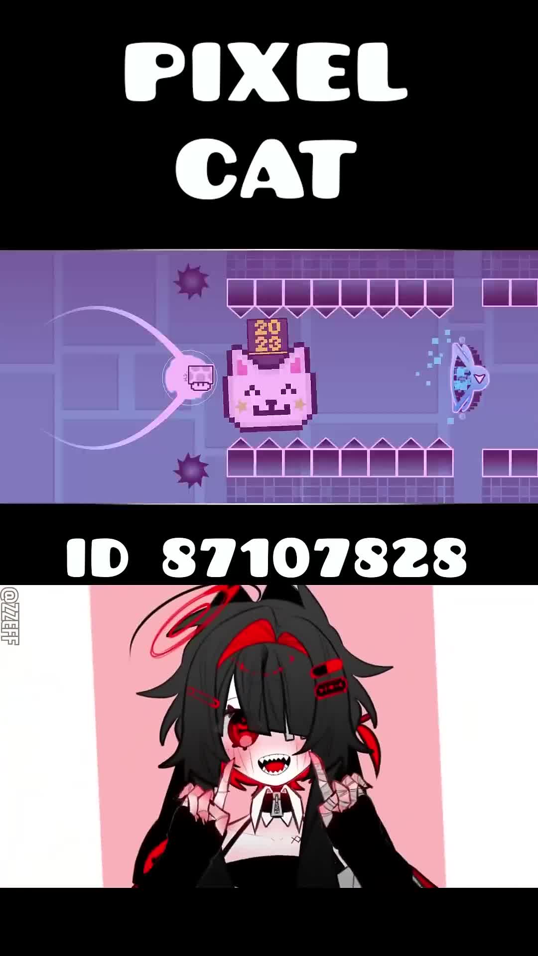 Pixel Cat Geometry Dash 2.2 #shorts #deluxe12