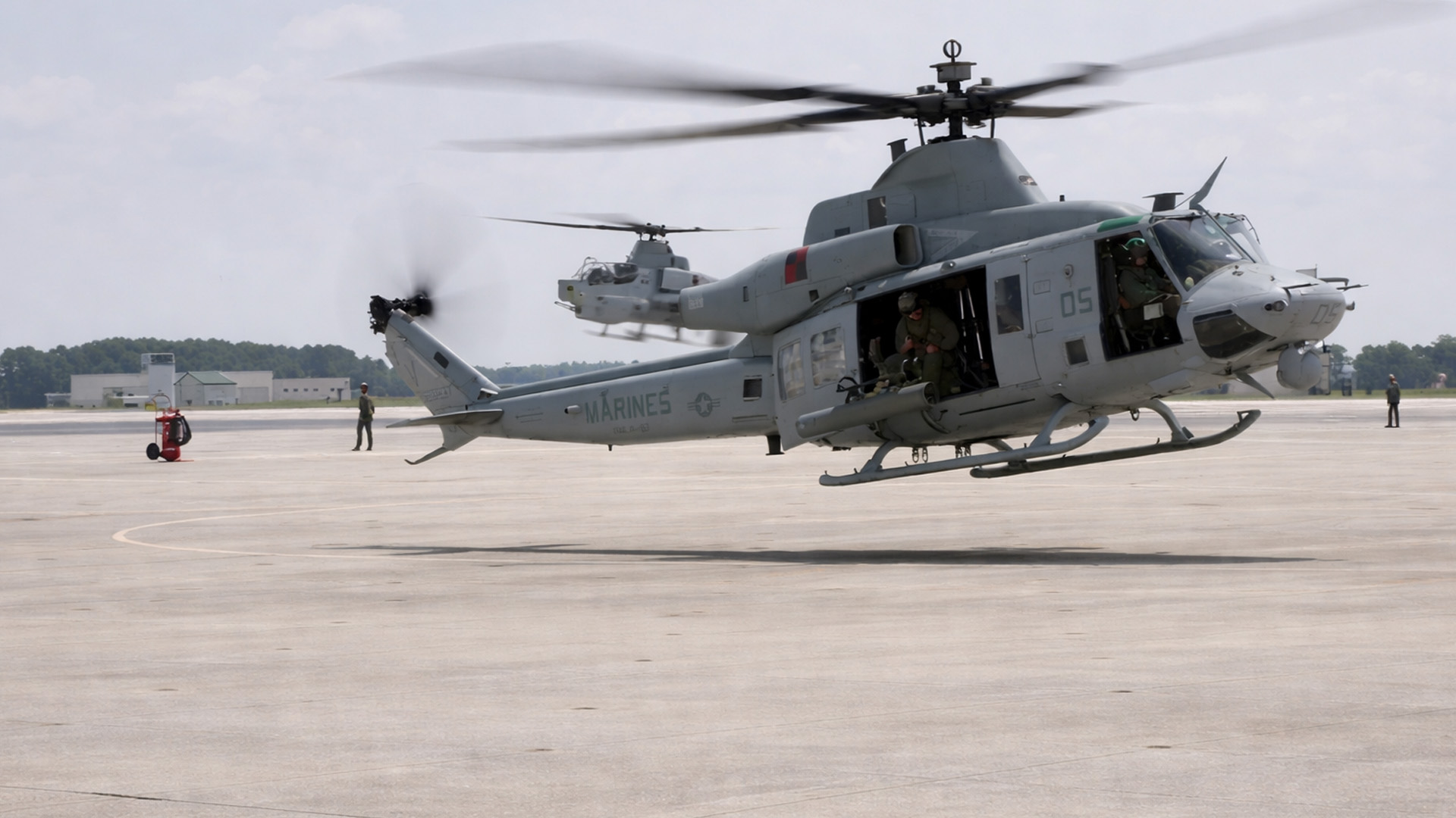HMLA-167 flies Viper and Venom helicopters in surge ops