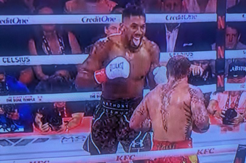 The unseen moment Anthony Joshua laughed in Jake Paul's face and ...